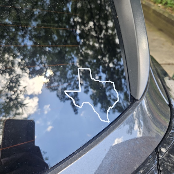 Texas Outline Decal | Texas Car Sticker | Texas Sticker | Tumbler Decal ...