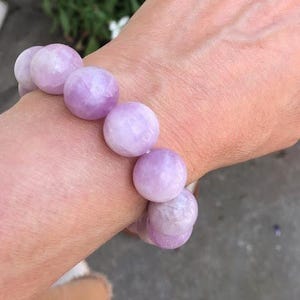 16-25mm Rare Genuine Purple Kunzite Bracelet,high Quality Spodumene ...