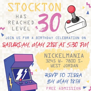 Retro Arcade Clip Art, Retro Gaming Clipart, Video Game Clip Art ...