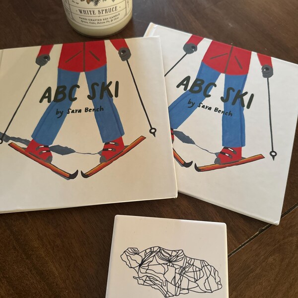 ABC SKI, Children's Alphabet Book, Ski Book - Etsy