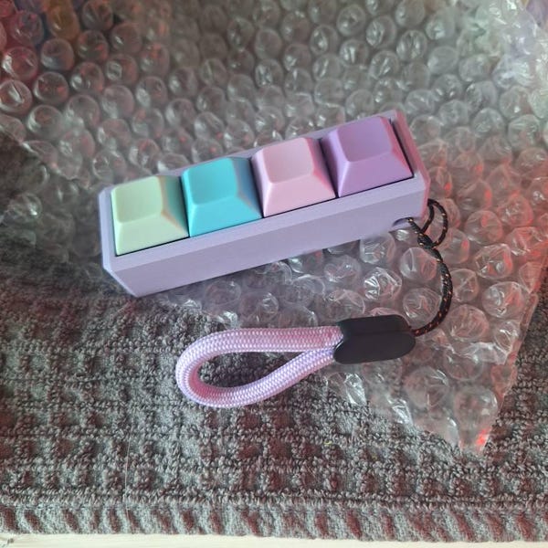 Mechanical Switch Clicky Fidget - White Th W/ Strap Keyboard Switch ...