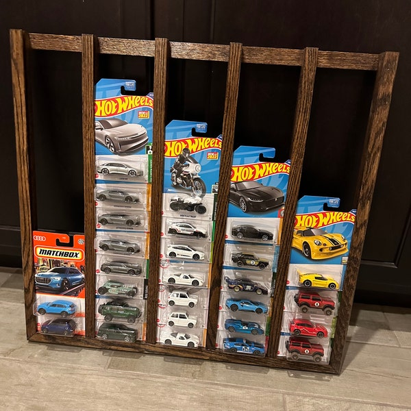 Unopened 1/64 Scale Die-cast Cars Oak Display Rack ("free" Shipping) - Etsy