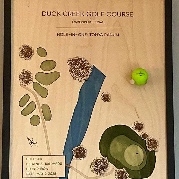 Personalized Hole-in-one | Single Golf Hole | Custom Golf Gift | Golf ...