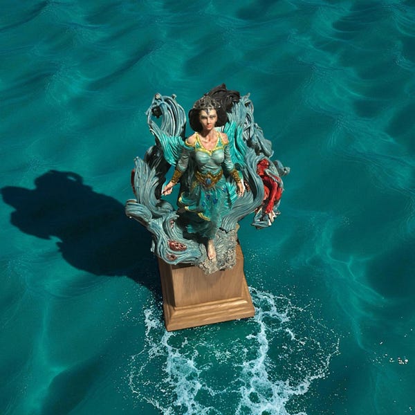 Medusa the Gorgon Standalone 8K D&d/pathfinder 75mm 140mm Miniature ...