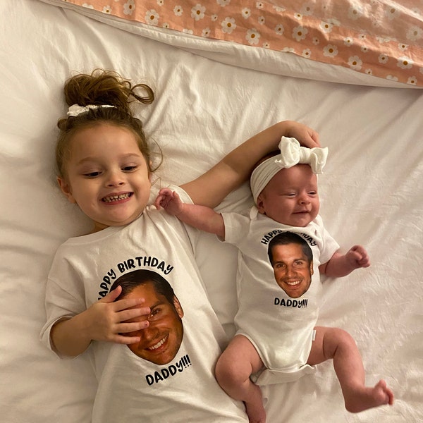 Custom Photo Baby Tshirt, Custom Toddler Photo Gift T Shirt, Family Add ...
