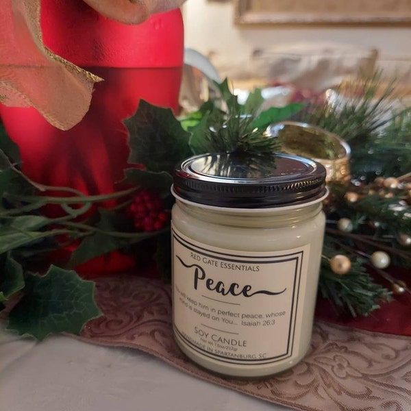 March Birth Flower Soy Candle, March Birthday Candle, March Gift Candle ...