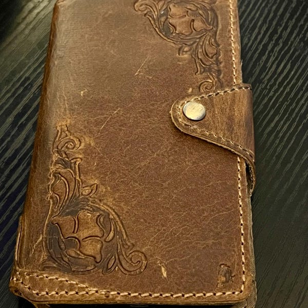 Genuine Leather Case Wallet Book Samsung Galaxy S24 S23 Fe S22 S21 S20 Ultra S8 S9 Note 8 9 10 ...