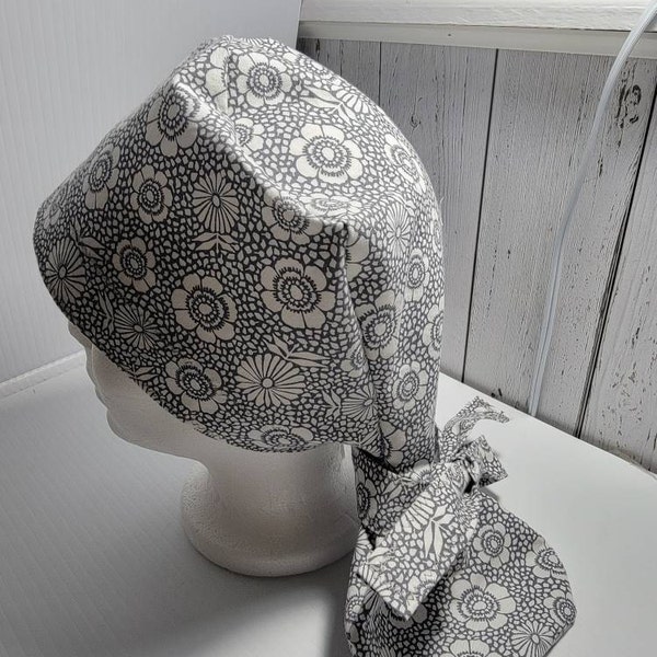 Surgical Cap SEWING PATTERN No Elastic PDF, Mens Scrub Cap Sewing ...