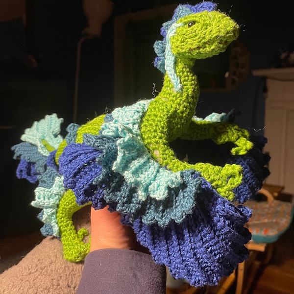 Microraptor Dinosaur Crochet Pattern by Crafty Intentions DIGITAL PDF ...