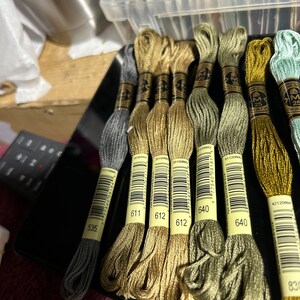 8x Orange DMC Flosses, Dmc Threads, DMC Kit, Dmc Set of Colors, Dmc ...