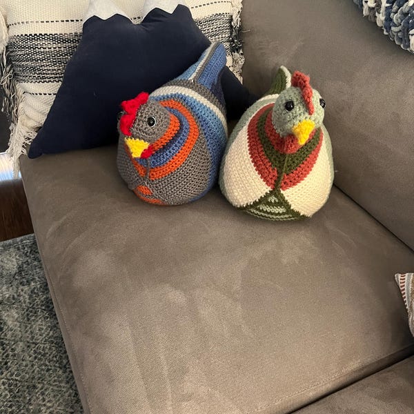Crocheted - Emotional Support Chicken™ (the Original and Legal Version ...