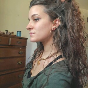 Moon Cloak Clasp Gold Fibula Cape Closure Penannular - Etsy Canada