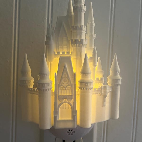 Cinderella Castle Wall Night Light - Plug-in - LED - Disney - Etsy