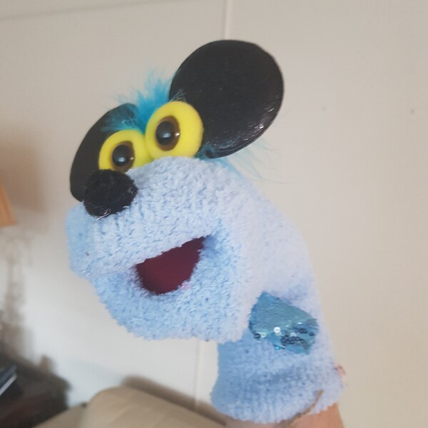 Funny Sock Puppet in Christmas Colors Gift for Young Children , Unique ...