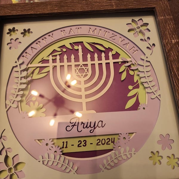 3D Anniversary Shadow Box Custom Name, Date and Numbers, Wedding Shadow ...