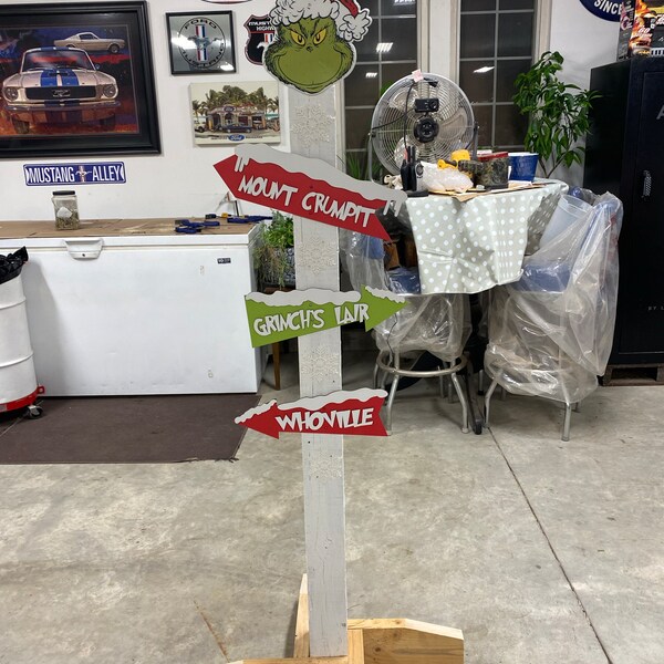 18" X 6" Believe Box Frame, Grinch Sign, Glitter Grinch, Grinch Decor ...