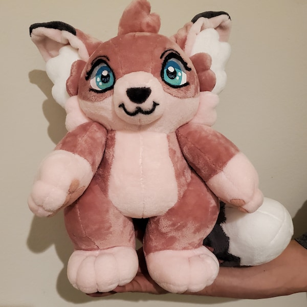 Plush Sewing Pattern PDF Furry Anthro Standing Plushie - DIY Ebook ...