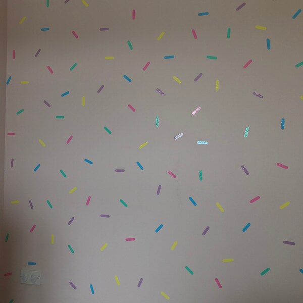Sprinkle Shaped Wall Decals / Stickers - Etsy