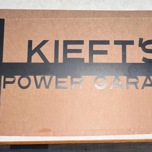 Personalized Home Gym Sign - Work Out - Custom Gym Sign - Workout Wall ...