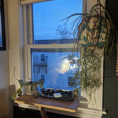 Shelves of Various Sizes_oak Window Shelf_sturdy-safe Support Legs ...