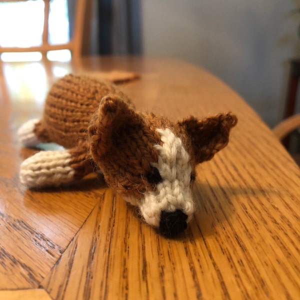 Corgi Knitting Pattern Amigurumi Dog Pattern. English and Russian PDF ...