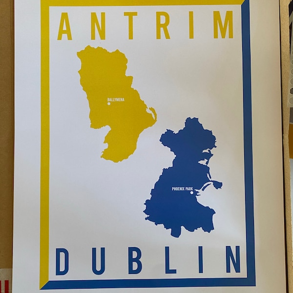 CUSTOM Duo Maps Print - Etsy UK