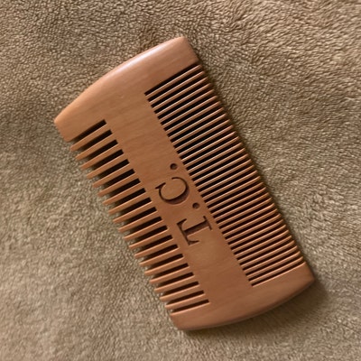 Wooden Comb for Men Hair Comb Personalized Beard Neem Comb Custom for ...