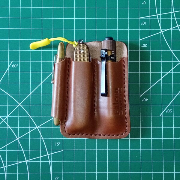 PDF Pattern for a Leather Sheath With a Belt Loop,leather Organizer for ...
