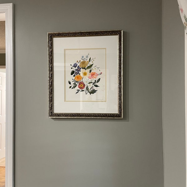 Custom Birth Flower Painting - Etsy