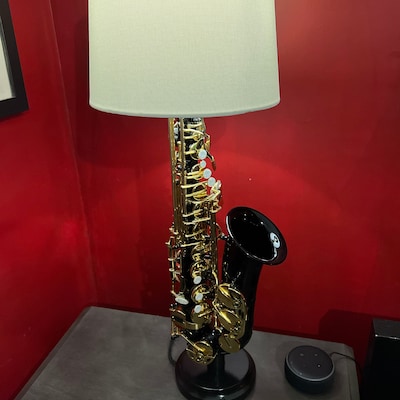 Handmade Alto Saxophone Lamps: Gold, Silver, Black, White, Satin Finish ...