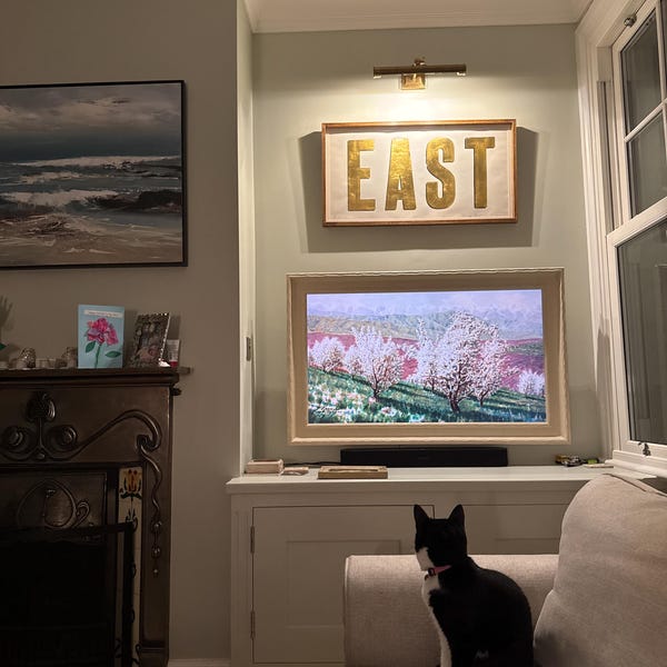 Samsung Frame Tv Bezel, Custom Brand Tv Frame,frame TV Frames, Handmade ...