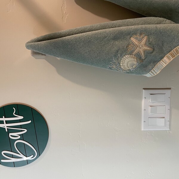 3D Lettered Shiplap Bath Sign - Etsy