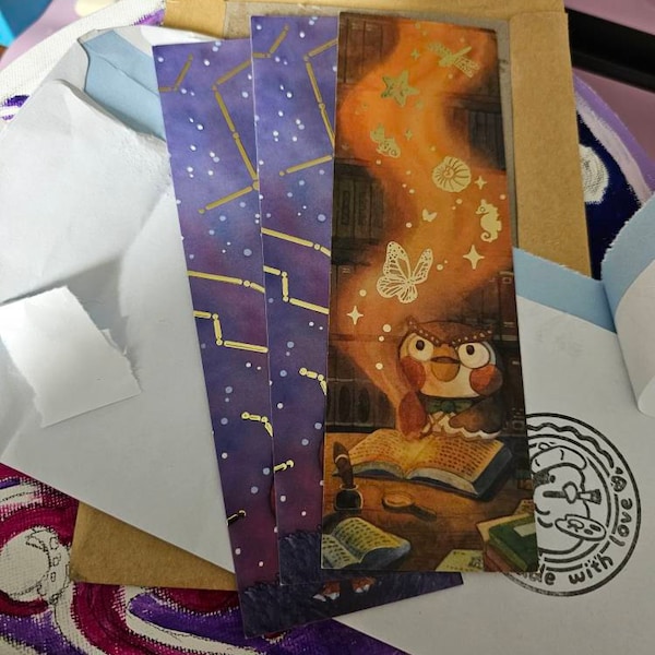 Foiled Bookmarks - Flick - Celeste - Pascal - Blathers - Animal ...