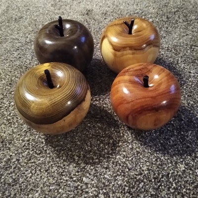 Apples Wooden, Apples, Fruit, Ornaments, Collectables . - Etsy