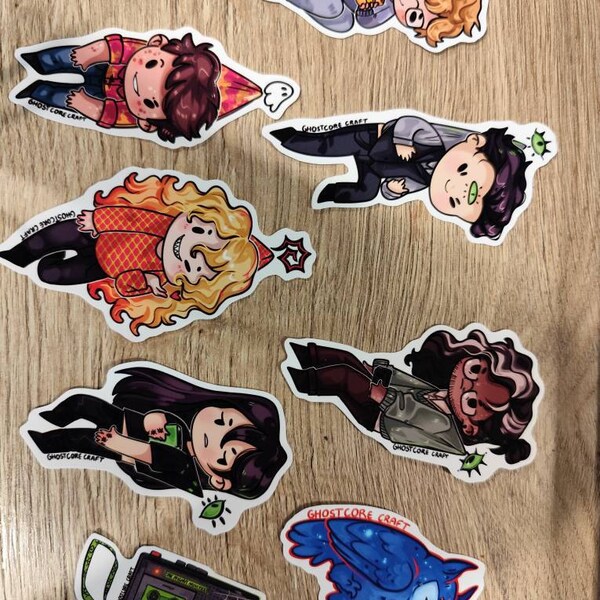 TMA the Magnus Archives Chibi Stickers Jon Martin Tim Elias Michael ...