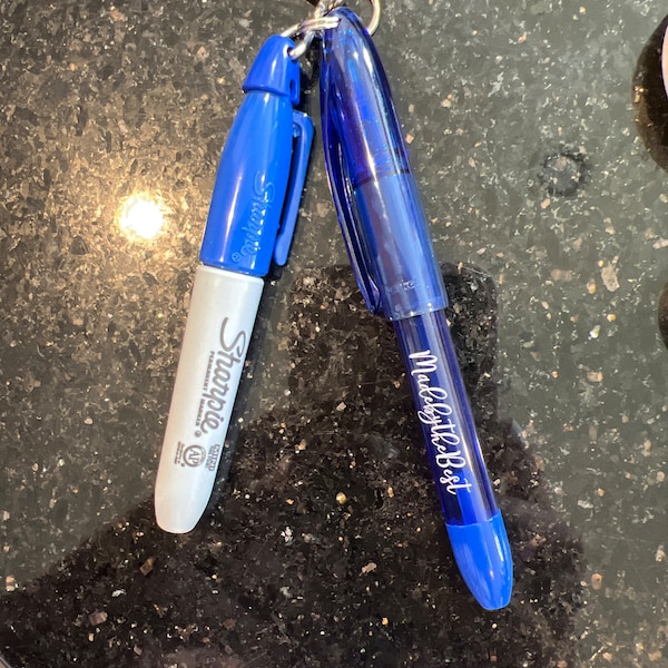 Mini Sharpie for Badge Reel, Nurse Mini Pen Keychain, Badge Reel Mini ...