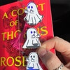 Rude Ghost Bookmarks Cute Bookmarks Spooky Acrylic Bookmark - Etsy