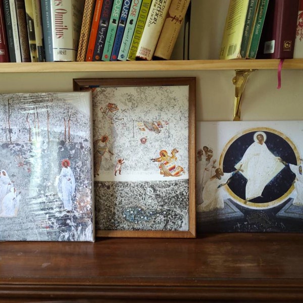 Resurrection, Original Giclee Full Colour Art Print on Natural Canvas ...