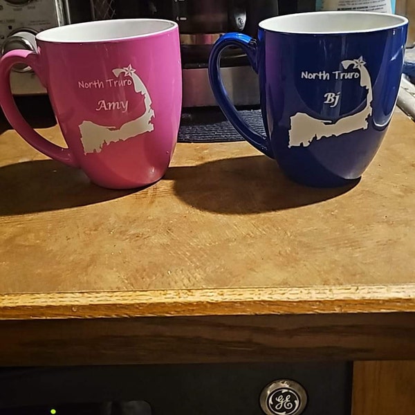 Entering Cape Cod Towns Travel Mug With Handle and Slider Lid Ringneck ...