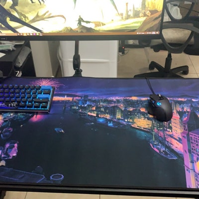 Rainbow World Map Desk Mat Shabby Chic Mouse Pad Mouse Pads - Etsy