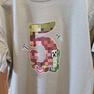 Mom of the Minecrafter Birthday SVG - Etsy