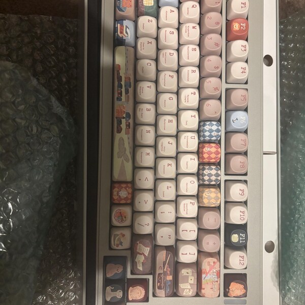 Autumn Rose Keycap Set - XDA and Cherry Profile Keycap Set - Flower ...