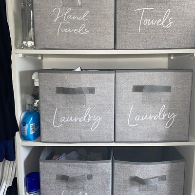 Kallax Drona Storage Label LAUNDRY ANY TEXT Labels Decals - Etsy UK