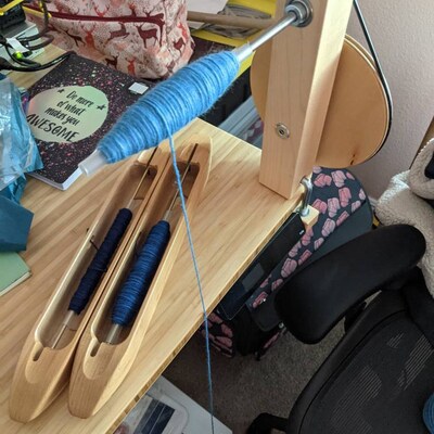 Handcrafted Maple Weavers' Shuttle Bobbin Winder for Use With Bobbins ...