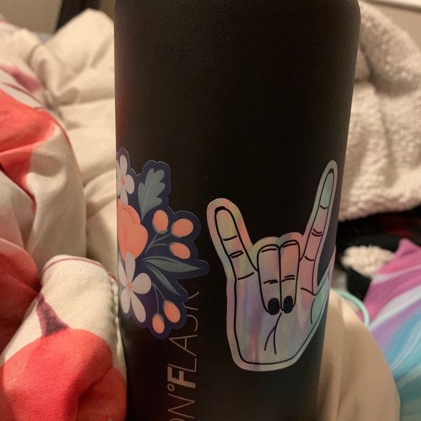 ILY ASL Stickers | Woman's Hand Stickers | ASL | I Love You | Sign ...