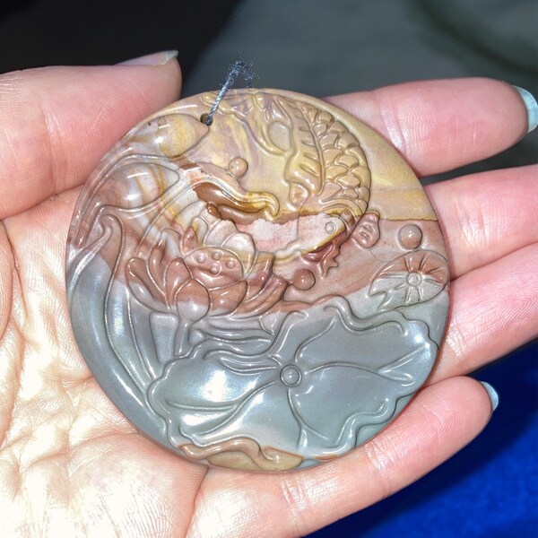 Crazy Lace Rosetta Handmade Mantis Shrimp Gemstone Decoration. Natural ...