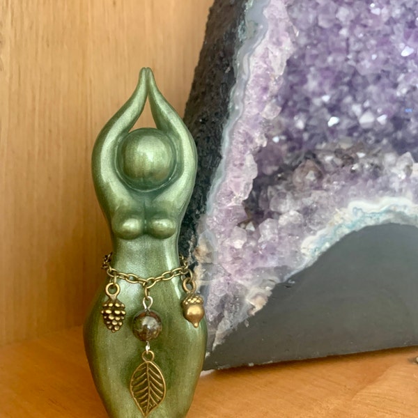 Gaia Story Goddess Statue statue, Figurine, Gaea, Earth Goddess, Mother ...