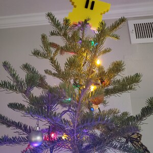 Mario Star Tree Topper Nintendo Switch Christmas Tree, Super Mario ...