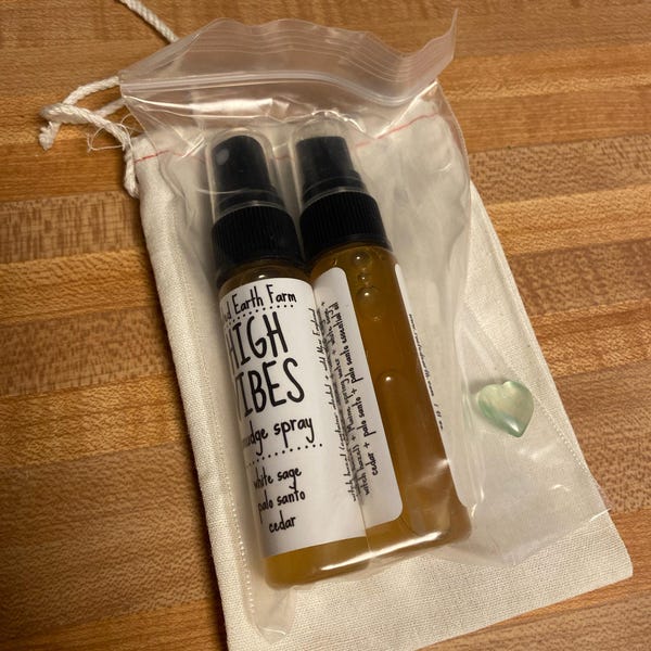 Palo Santo, Smudge Spray, High Vibes Smudge Spray, Liquid Smudge, Air ...