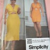 Simplicity Sewing Pattern S9835 Misses' Dress and Pinafore Apron in Two ...